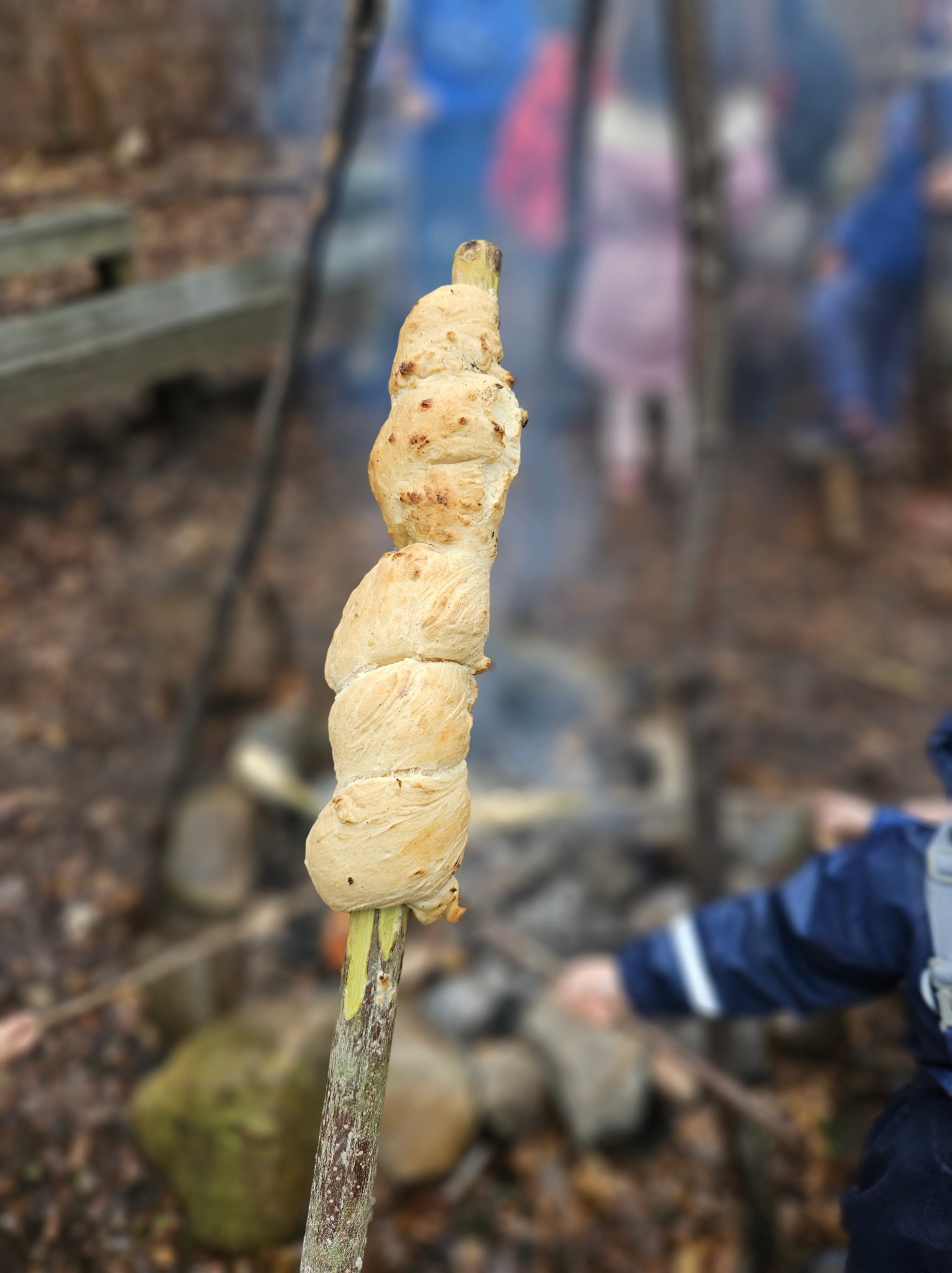 Campfire Bannock Making with Kids – Nature Into Action