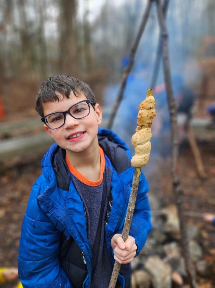 Campfire Bannock Making with Kids – Nature Into Action