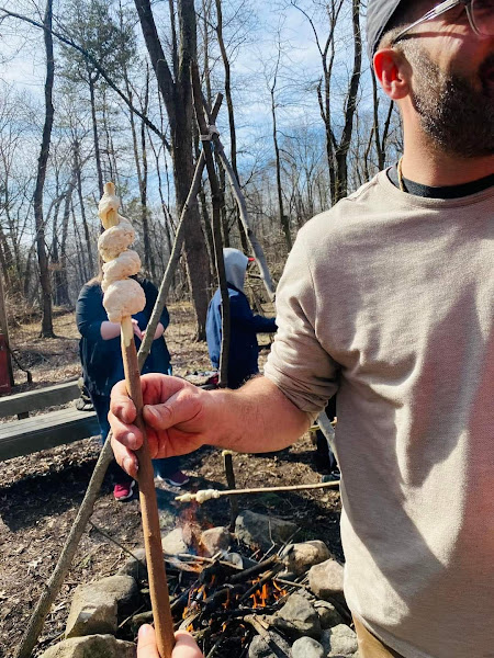 Campfire Bannock Making with Kids – Nature Into Action