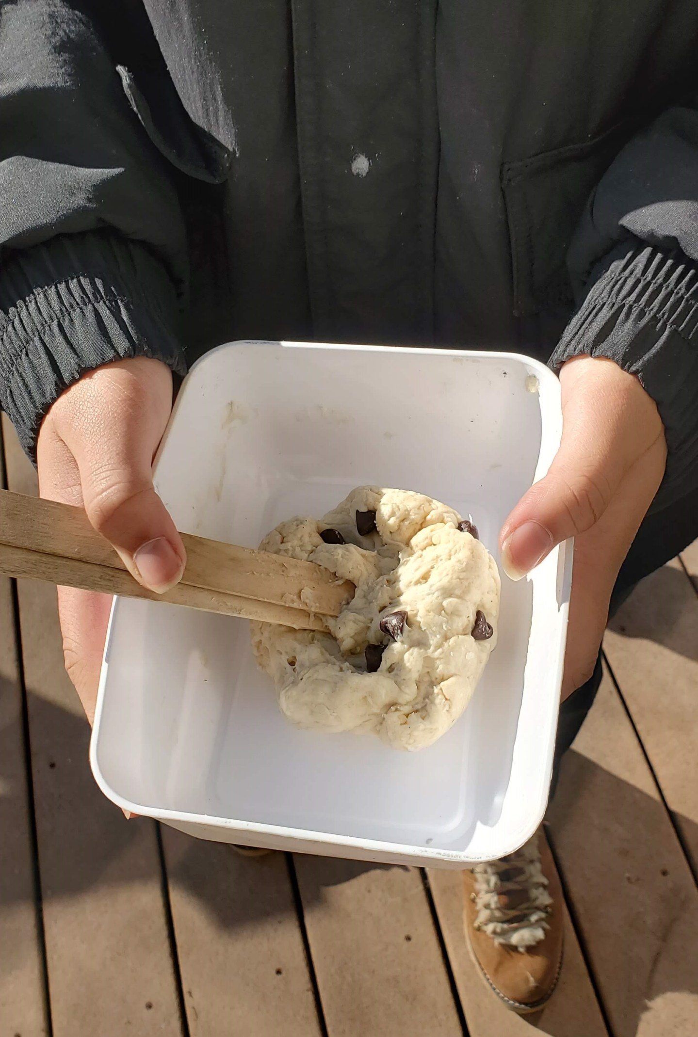 Campfire Bannock Making with Kids – Nature Into Action