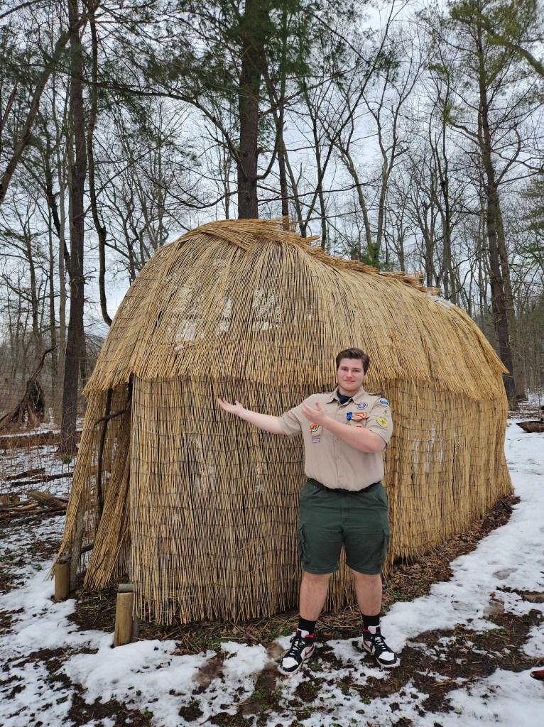 Building a Lenape Longhouse as an Eagle Scout Project – Nature Into Action