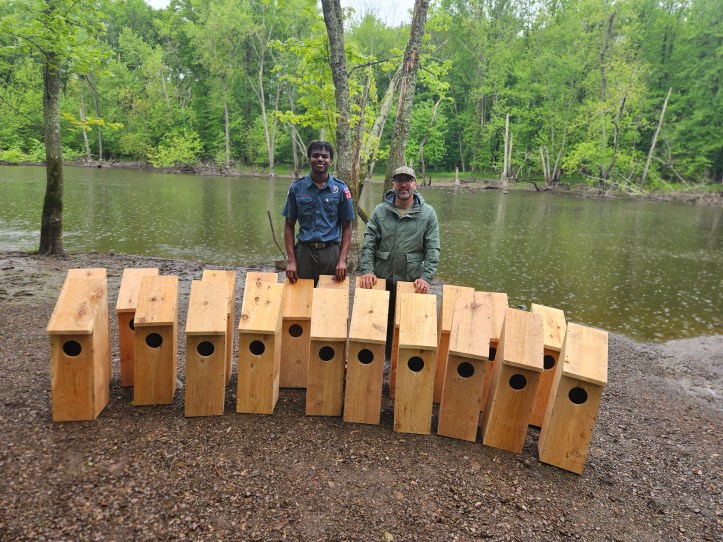 Rashawn Stuart Eagle Project, Wood Duck Boxes (8) – Nature Into Action