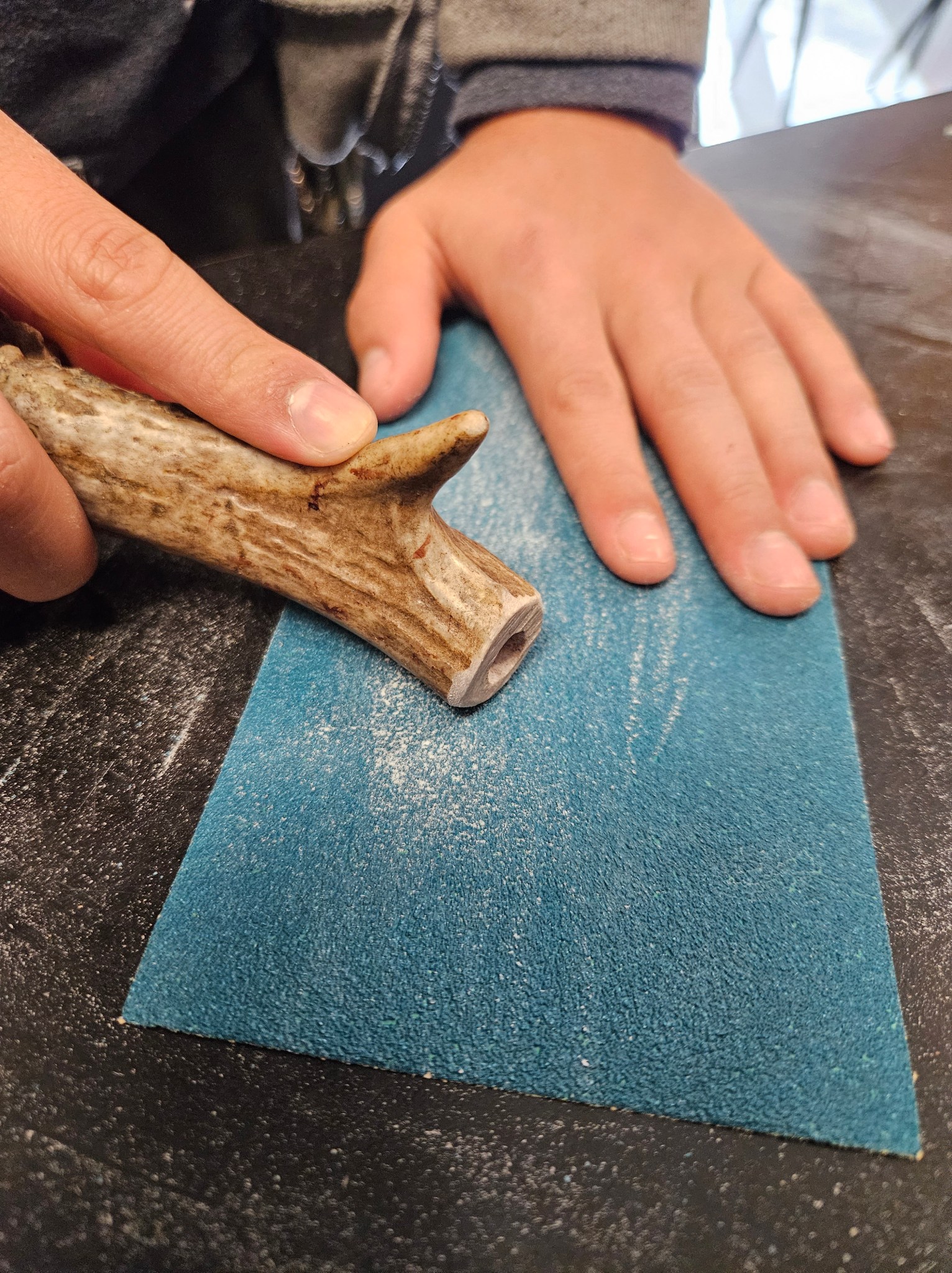 Making Antler Ferro Rod Fire Starters with Kids – Nature Into Action